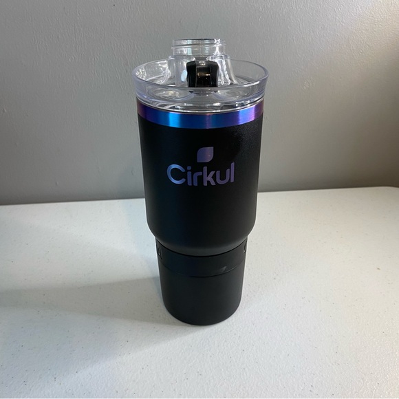 Kitchen | Cirkul Black And Purple Tumbler 24 Oz Used | Poshmark